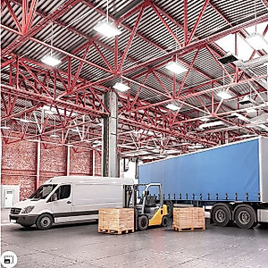 Hubbell Columbia Lighting CHB2-50ML-FA-EDU LED Linear High Bay CHB2, 17000 Lumens, 24 inches, 5000K, Dimmable, Frosted Acrylic Lens