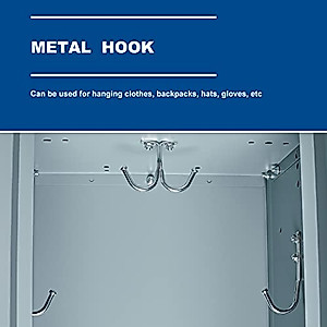 Fesbos Metal Lockers for Employees Steel Storage Locker with 2 Doors for Office School Gym Metal Storage Cabinets for Home, Office, Gym, School