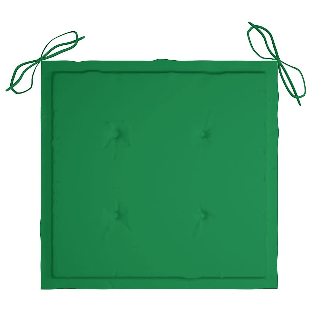 GOLINPEILO Patio Rocking Chair with Green Cushion Solid Teak Wood, Solid Wooden Frame Outdoor & Indoor Rocker for Garden, Patio, Balcony, Backyard Porch Rocker-AA