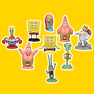 SpongeBob SquarePants Finders Keepers, Kamp Koral Collectible Character and Chocolate Eggs, (Pack of 3)