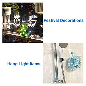 LuluEasy 20mm 10 Pieces Mini Suction Cups Clear Without Hooks Without Holes, PVC Plastic Sucker Pads for Festival Decoration Wall Glass Home Car