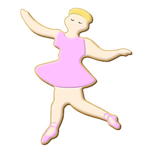 Foose Ballerina Cookie Cutter 5 in