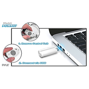 Pyle Upgraded Active Sport Waterproof Headphones-Bluetooth Headset Hands-Free,Water Resistant Wireless Stereo,Headphones with Microphone,Wireless Headphones ,LED Lights(Blue)-Pyle PSWBT7BL