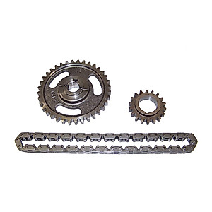 DNJ TK4206 Timing Chain Kit for 1972-1987 Ford, Lincoln, Mercury Colony Park, Continental, Cougar 7.5L V8 16V OHV 7539cc