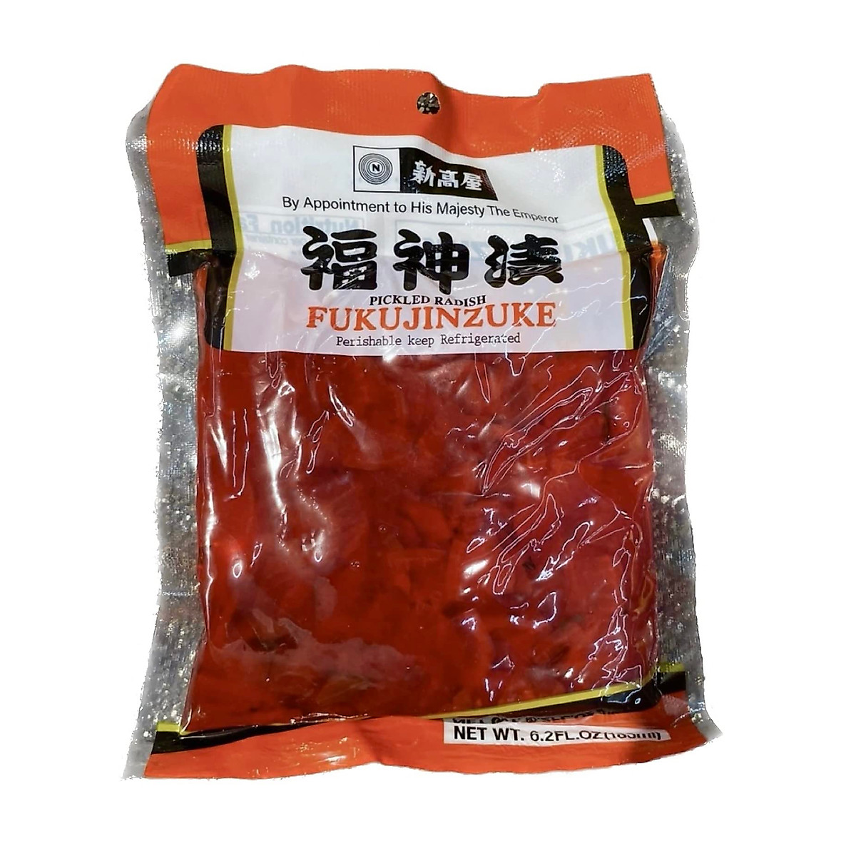 NIITAKAYA Fukujinzuke (Pickled Radish) (6.2oz, Pack of 1)