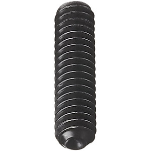 Alloy Steel Set Screw, Black Oxide Finish, Hex Socket Drive, Meets ASME B18.3/ASTM F912, 1/2" Length, #8-32 UNC Threads, Imported (Pack of 100)
