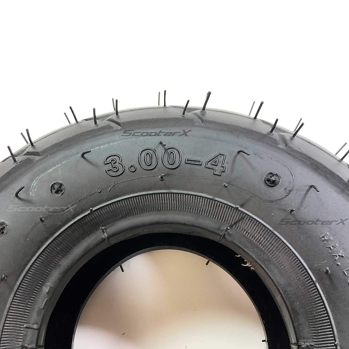 3.00x4 Fits Gas and Electric Scooters Street Tread Single Tire ScooterX [3114]