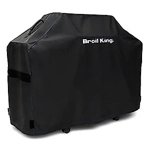 Broil King 68487 Heavy Duty PVC Polyester Grill Cover,Black, 58-Inches