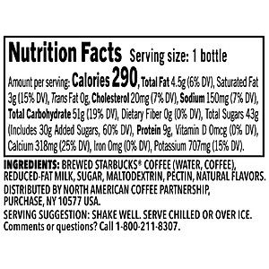 Starbucks Frappuccino Coffee Drink, Vanilla, 13.7 Fl Oz (Pack of 12)