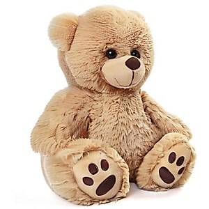 LotFancy Teddy Bear Stuffed Animal, 12 inch Brown Teddy Bear Plush Toy, Valentines Day Gifts for Girlfriend, Birthday for Kids