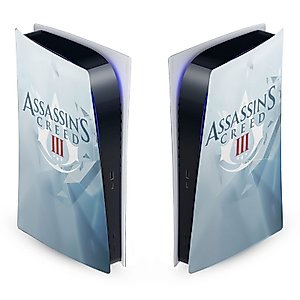Head Case Designs Officially Licensed Assassin's Creed Animus III Graphics Matte Vinyl Faceplate Sticker Gaming Skin Decal Cover Compatible With Sony PlayStation 5 PS5 Digital Edition Console