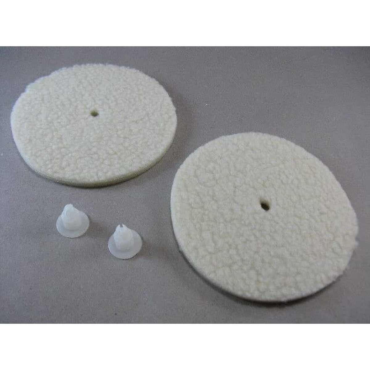 JYSNSY Replacement For Compatible With Koblenz 45-0102-9 6 Inch Lambswool Pads 2 Pack GENUINE