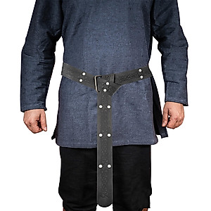 Joymiao Viking Belt for Men - Renaissance, Cosplay, Celtic Ring, Dark Knight & Ren Faire Accessory