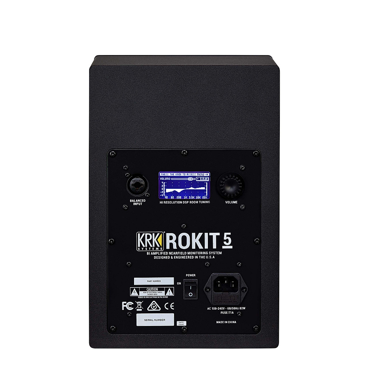 KRK RP5 Rokit G4 Studio Monitor, Black (RP5G4-NA)