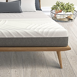 KOMFOTT 8 Inch Mattress Queen Size, Cooling-gel Memory Foam Mattress with Bamboo Charcoal Layer for Pressure Relief, Medium Firm Mattresses with Jacquard Cover, CertiPUR-US Certified Mattress in a Box