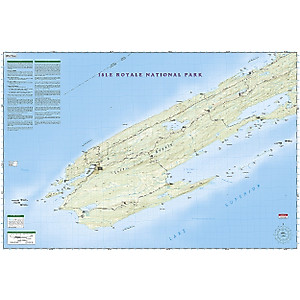 Isle Royale National Park Map (National Geographic Trails Illustrated Map, 240)