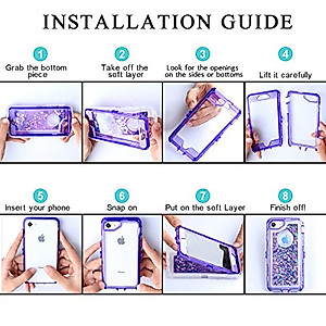 Coolden Case for iPhone 11 Pro MAX Cases Protective Glitter Case for Women Girls Cute Bling Sparkle Heavy Duty Hard Shell Shockproof TPU Case for 2019 Release 6.5 Inches iPhone 11 Pro MAX, Rose Gold