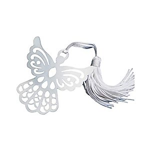 FASHIONCRAFT 6515 Book Lovers Collection Angel Bookmark Favors, Angel Favors, Set of 6
