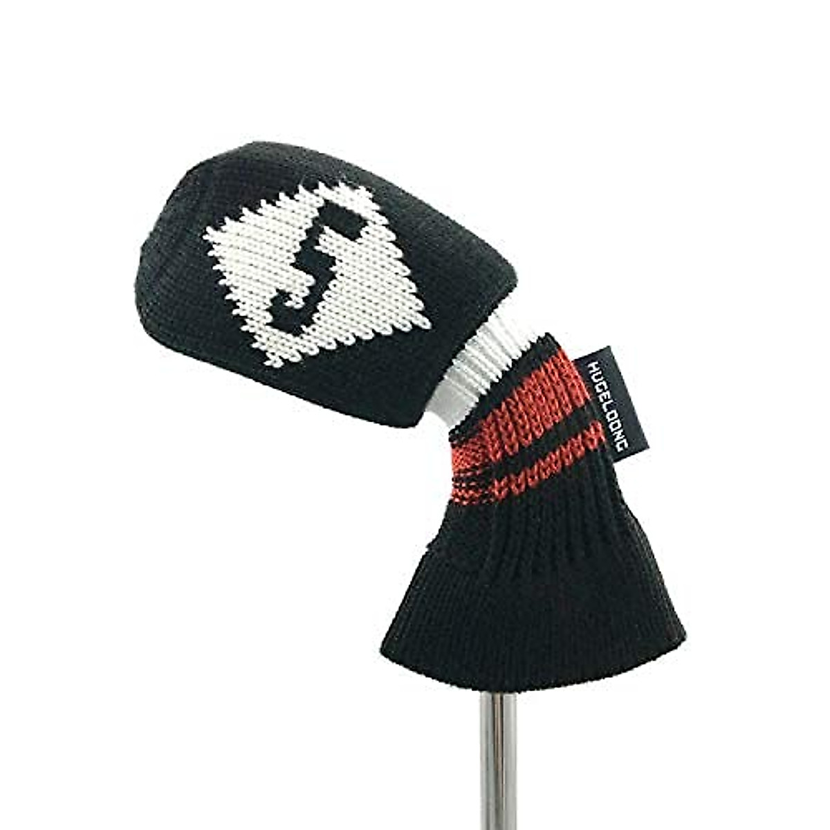 HUGELOONG Golf Iron Headcovers Set 11PCS(3~9,P,A,S,L) -Number on Both Side-Golf Club Head Covers Fit Most Irons-Black/White/red