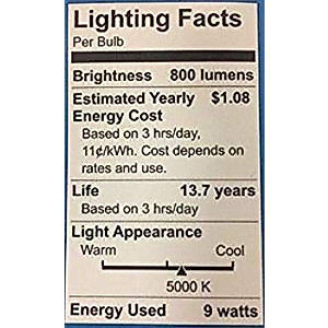 GE 60W 60 Watt Replacement Daylight LED 8 Pack