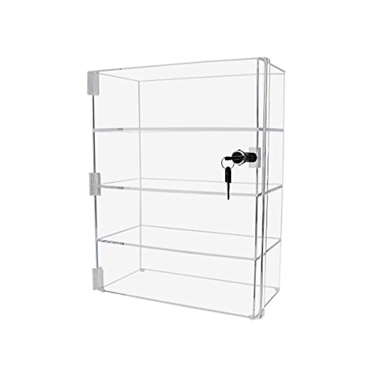 305Displays Acrylic Countertop Display Case 12" x 6" x 16" Locking Security Showcase Safe Box