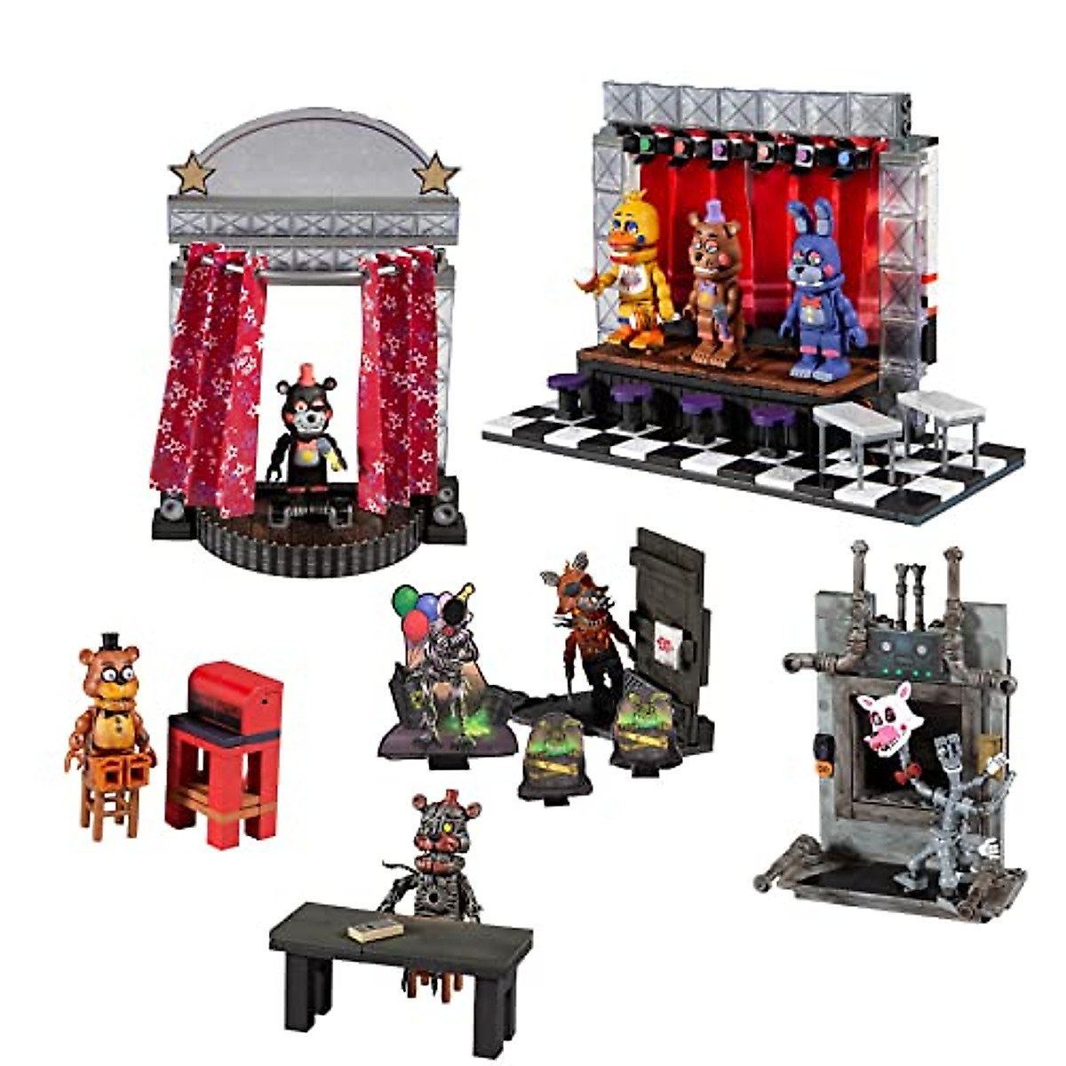 McFarlane Toys Five Nights at Freddy’s Star Curtain Stage Small Construction Set