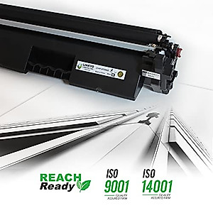 LINKYO Compatible Toner Cartridge Replacement for HP 30A CF230A (Black, 2-Pack)