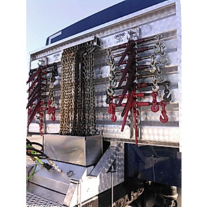 Mytee Products 48" Aluminum Locking Ratchet Binder Rack - Made in USA (Holds 11 Binders)