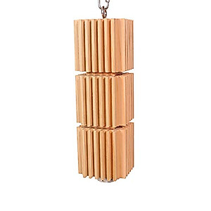 Parrot Tower - Grooved Hanging Stripes Bird Toy (Large)