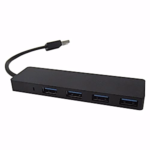 Great! USB 3.0 Hub 4-Port Adapter for Charger Data Slim Super Speed PC for Mac Laptop Desktop