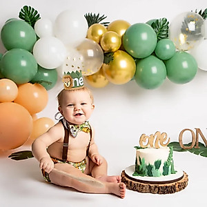 WAOUH Wild One Hat for Party Supplies - Green (Birthday Crown, Where The Wild Things Are Birthday, Children, Small, Hand Wash Only, Green)