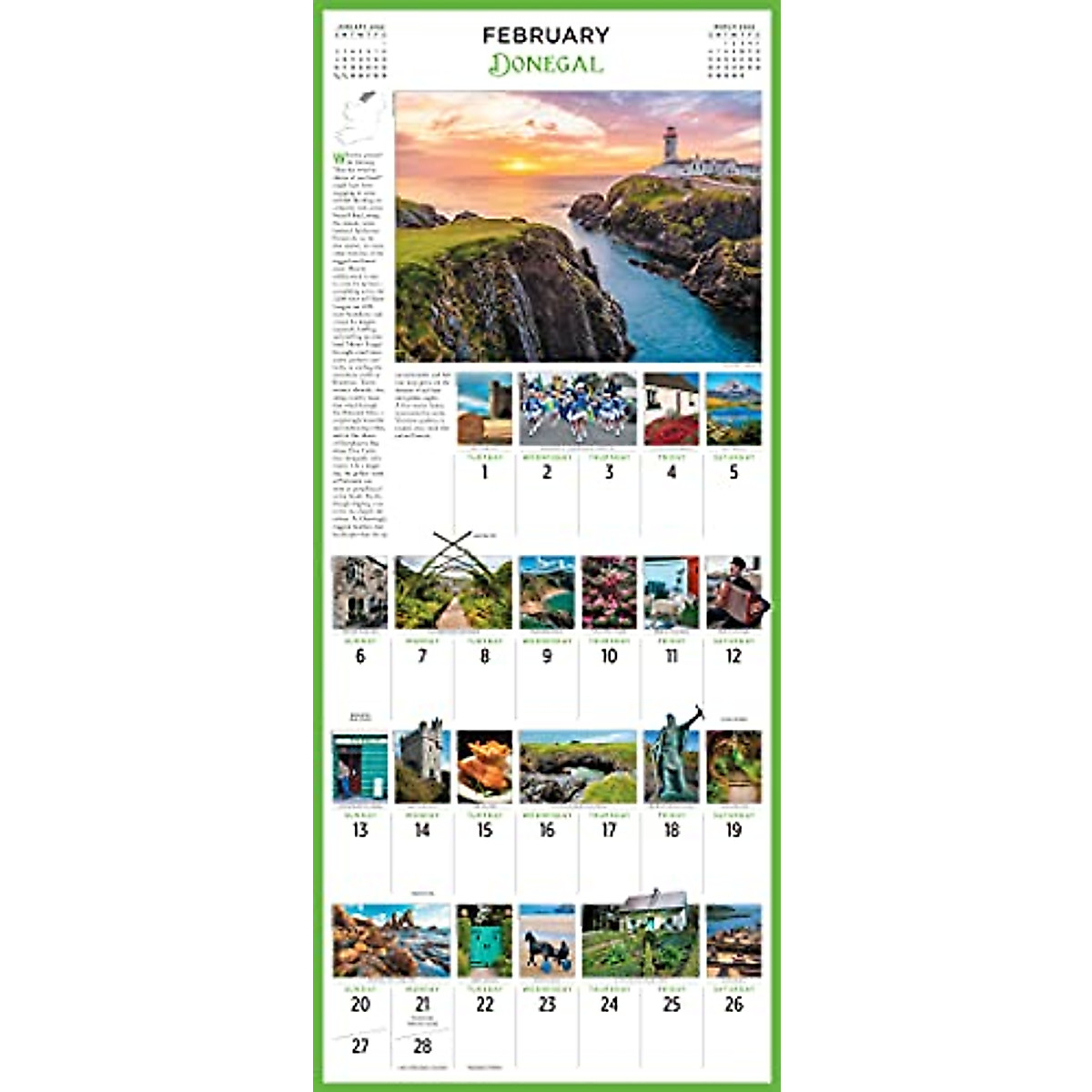 365 Days in Ireland Picture-A-Day Wall Calendar 2022: A Tour of Ireland by Photograph that Lasts a Year