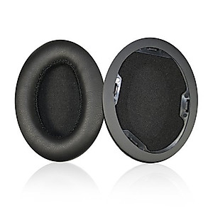 Replacement Earpad ear pad cushions For Monster beats by Dr. Dre Studio Headphones - Old Version (Not For Solo Headphones) With IT IS Logo Headphone Cable Cord Clip