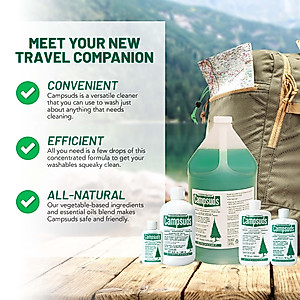 CONCENTRATED CAMPSUDS Outdoor Soap - Environmentally Conscious Camping Soap - Hiking & Camping Supplies - Camp Soap, Backpacking Soap, Travel Soap - Camping Gear Must Haves - 2 Fl Oz Bottle