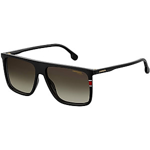 Carrera 172/S Sunglasses CA172S-0807-HA-5814 - Black Frame, Brown Gradient Lenses, Lens Diameter