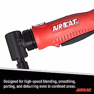 AIRCAT Pneumatic Tools 6255 Composite Right Angle Die Grinder 20,000 RPM