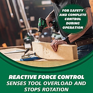 Metabo HPT 18V MultiVolt™ Cordless Driver Drill Kit | 620 in-lbs of Torque | Compact | Reactive Force Control | 22 + 1 Clutch Settings | LED Light | Belt Hook | Lifetime Tool Warranty | DS18DEX