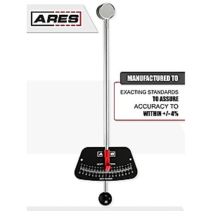 ARES 70213-1/4-inch Drive Beam Torque Wrench - 0-80 Inch/Pounds and 0-9 Newton/Meter Torque Wrench - High Visibility Markings for Easy Readings
