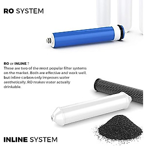 iSpring RCC7D RO/DI System, 6-Stage Reverse Osmosis De-ionization Water Filter System, 75 GPD RO/DI Water System for Aquarium and Water Softener with DI Water Filter