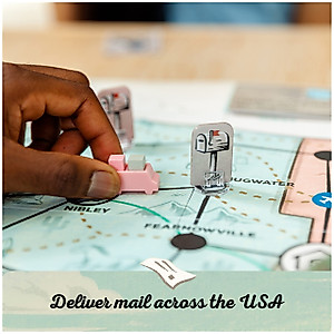 USPS Great American Mail Race: A Letter-Carrying Family Board Game for Kids 10+ and Adults