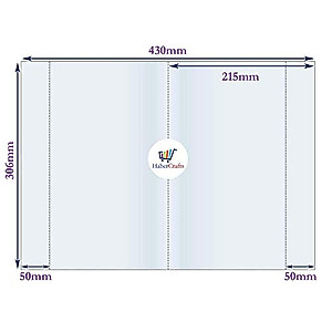 A4 Book Cover Plastic Exercise Book Covers Clear School Notebook Protector Cover Film Transparent Jacket Protective Sleeve Books 30cm x 21cm (A4 Size - Pack of 9)