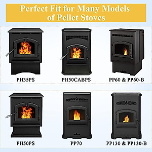 Criditpid SRV7000-670 Auger Feed Motor Replacement for PelPro PP130, PP60, PP70 Pellet Stove, 2 RPM Auger Motor for Pleasant Hearth PH50CABPS, PH35PS, PH50PS Pellet Stove.