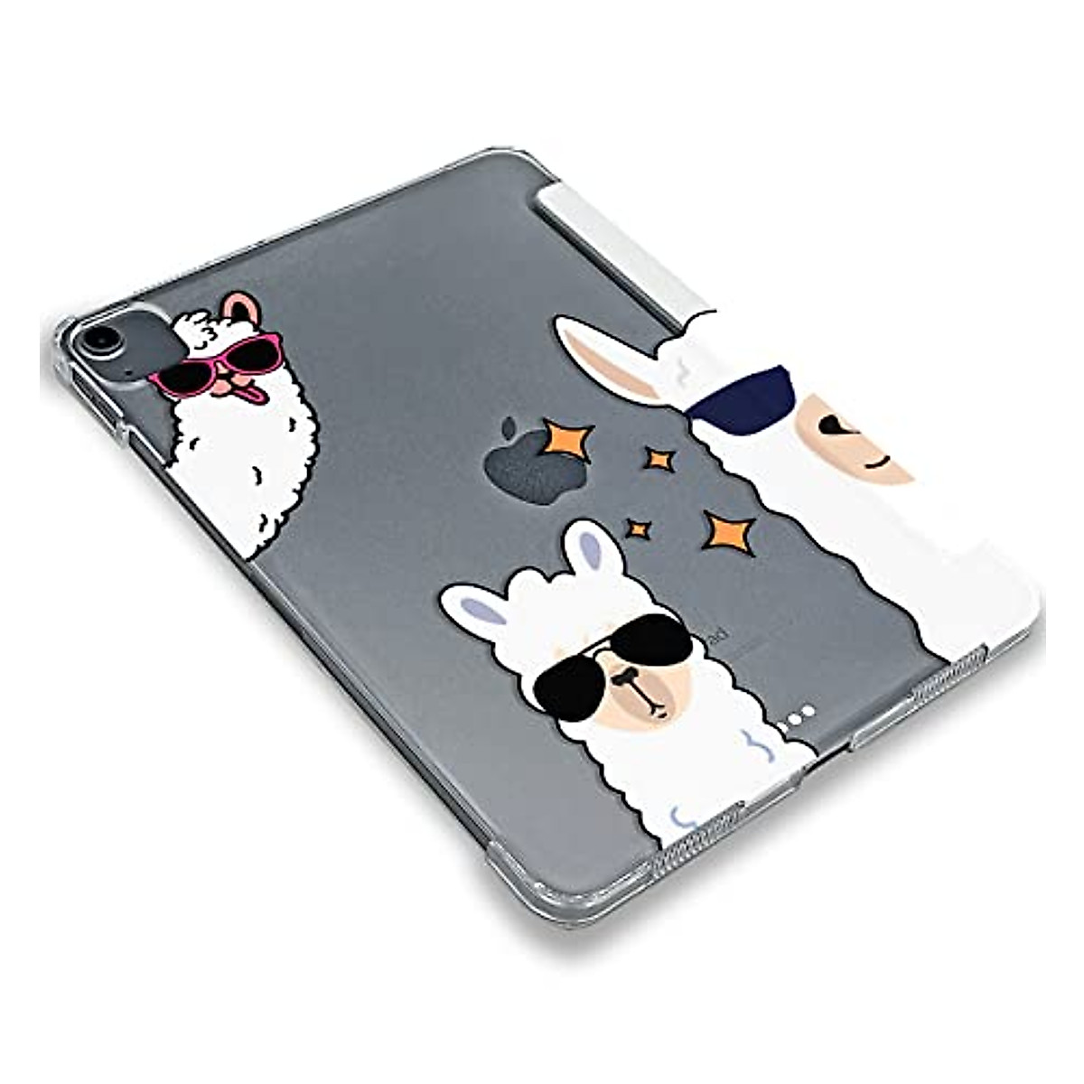 Cute Llama Kawaii Alpaca case Compatible with iPad Mini Air Pro 7.9 8.3 9.7 10.2 10.9 11 12.9 inch Pattern Cover New 2022 2021 Trifold Stand 3 4 5 6 7 8 9 Generation 497 (11" Pro 1/2/3 gen)