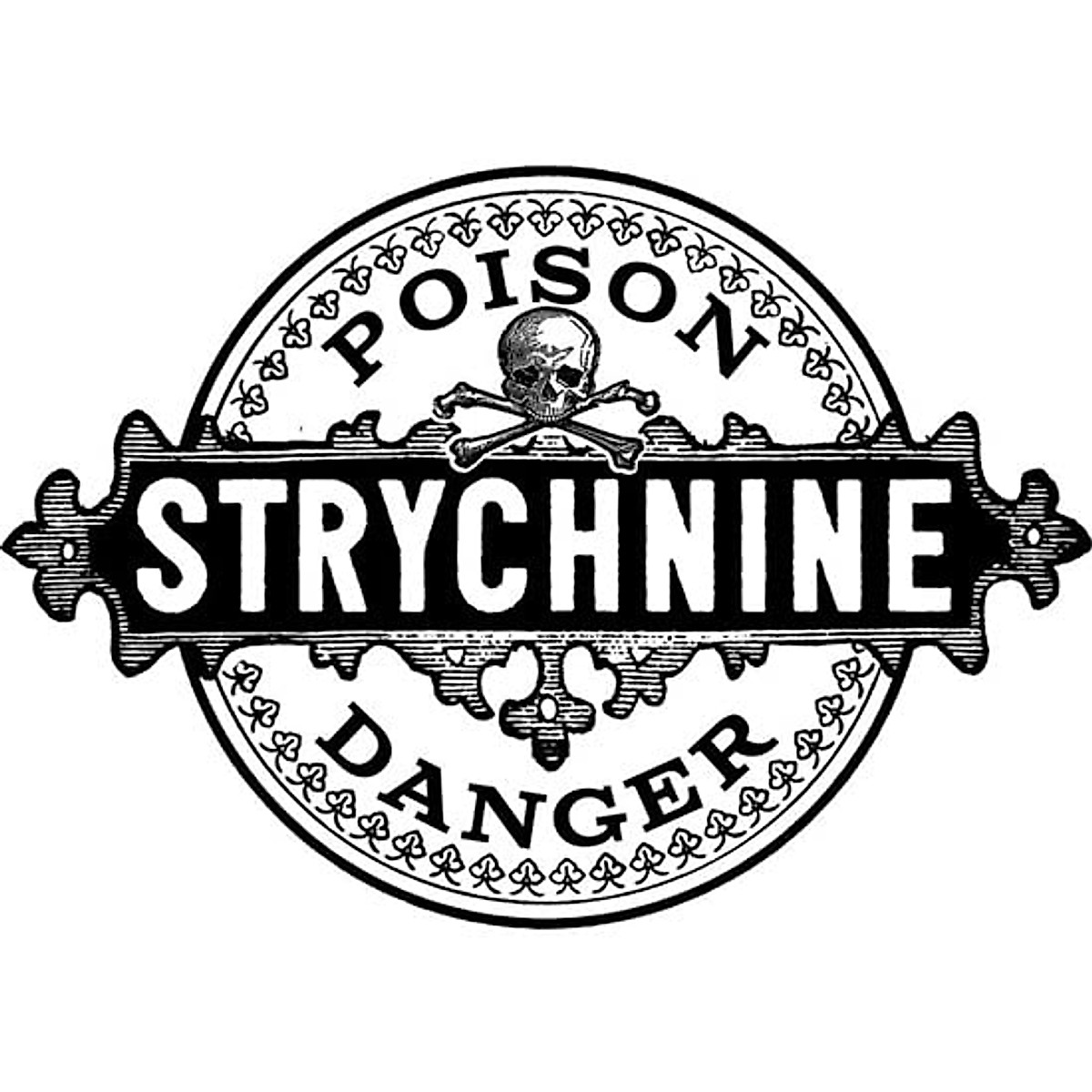 CafePress Halloween Poison Label Strychnine Mugs Ceramic Coffee Mug, Tea Cup 11 oz