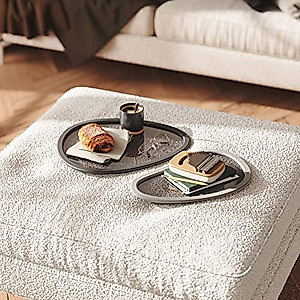 Umbra Hub Serving Trays, Set of 2, Charcoal/Grey