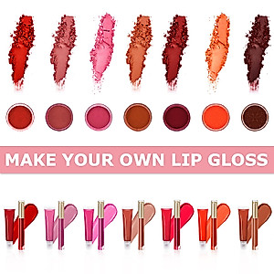 GOGOPARTY DIY Lip Gloss Base Making Kit, Creations Fun Makeup Gift Set for Women Girls to Create Moisturizing and Shiny Lip Gloss