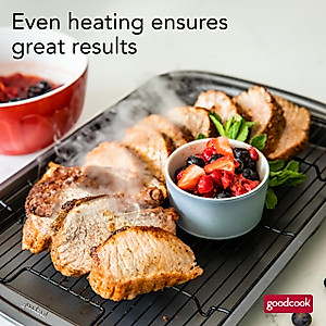 GoodCook 15" x 10.5" Premium Nonstick Carbon Steel Crispy Bacon Multipurpose Baking Pan Set