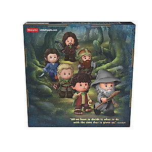 Little People Collector Lord of the Rings Special Edition Figure Set with 6 Characters in a Display Gift Package for Adults & Fans