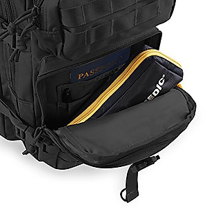 Highland Tactical Men's Vantage Tactical Backpack, Black, One Size