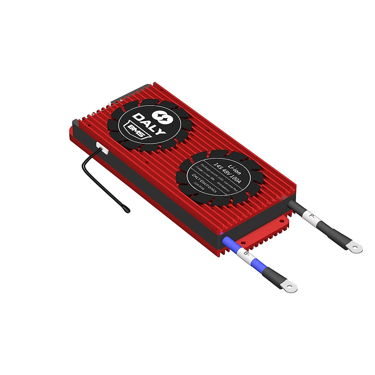 DALY BMS Li-ion 14S 48V 100A PCB Battery Protection Board Common Port with Balance for Lithium Battery Pack Rated 3.7V(Standard BMS,100A)